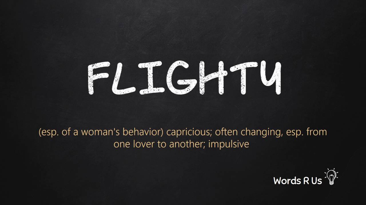 How to Pronounce FLIGHTY in American English - YouTube