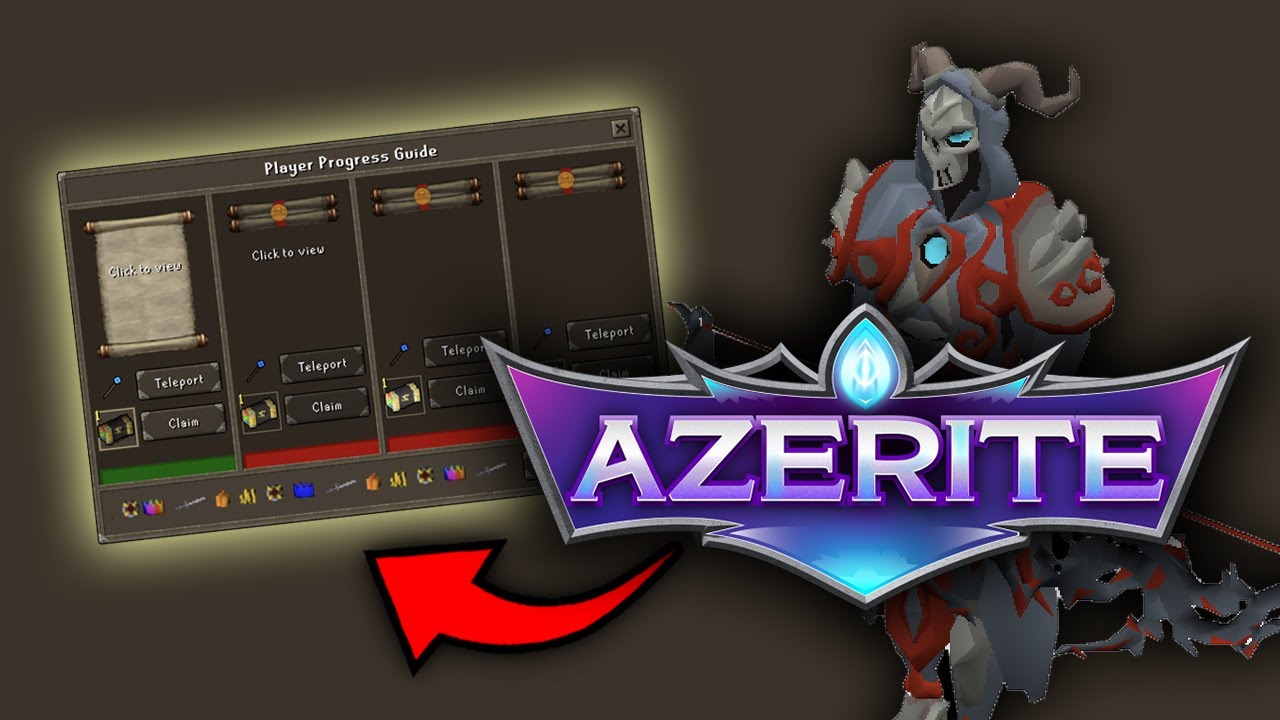 EASY GAME PROGRESSION ON THIS CUSTOM RSPS! Azerite RSPS - YouTube