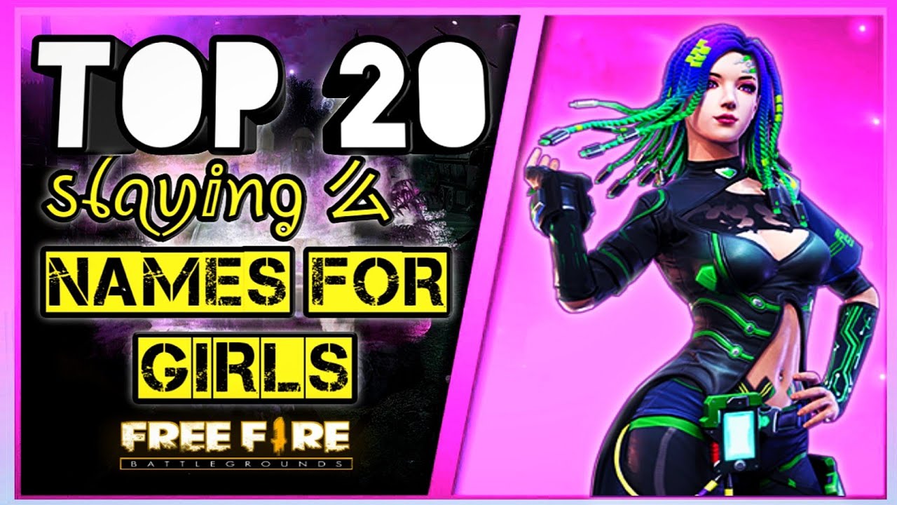 TOP 20 Stylish Gamer Names ideas For Girls in Free Fire | Pro Username ...