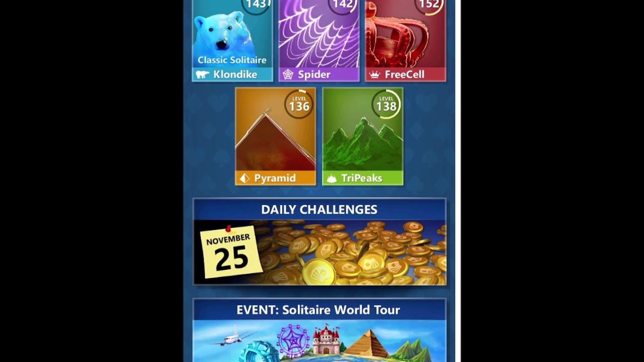 November 2019 Microsoft Solitaire Competition - YouTube