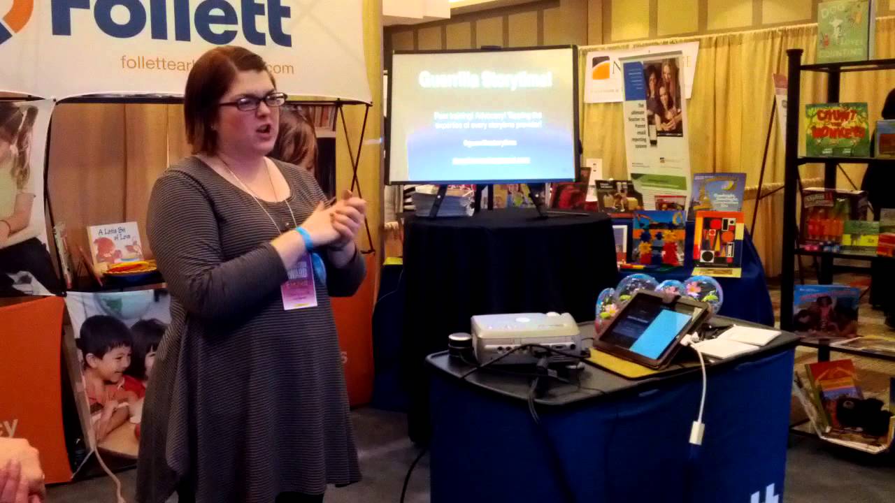 Amy Koester at Pop-Up Guerilla Storytime at Opening Minds 2014 - YouTube