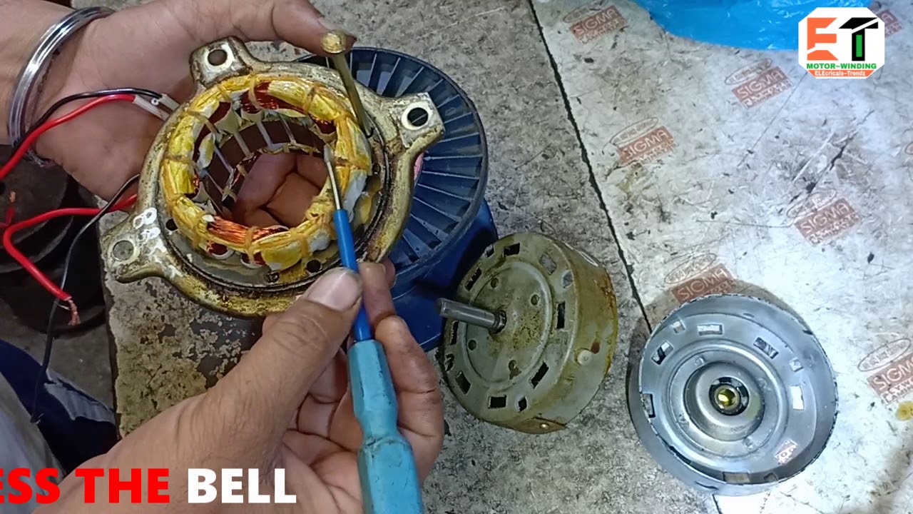 AP Fan की मोटर को कैसे फिटिंग करें || how to assemble ap fan motor all ...