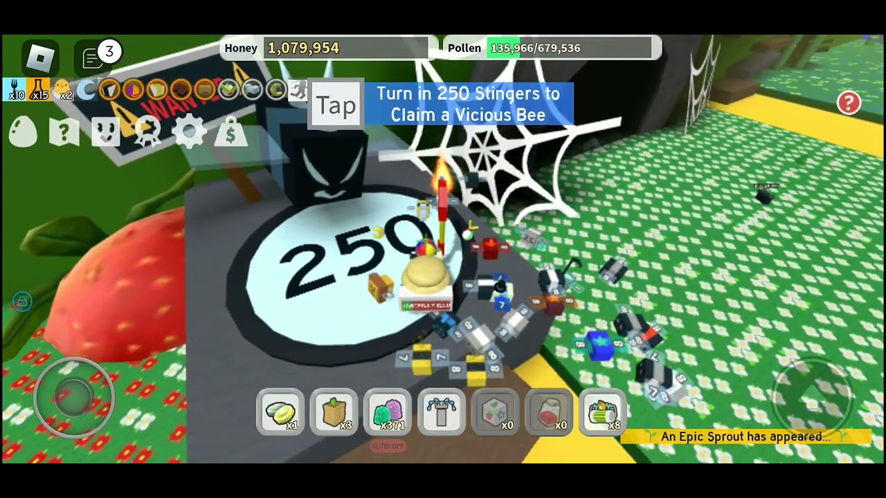 getting vicious bee roblox - YouTube