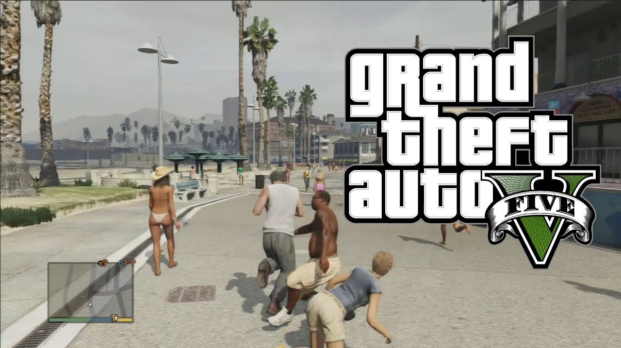 PISSING PEOPLE OFF IN GTA 5! (Vespucci Beach GTA V) - YouTube