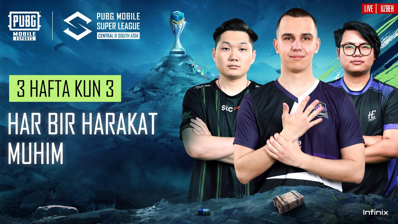 [UZ] 2024 PMSL CSA League Stage W3D3 | Bahor | Har bir harakat muhim! - YouTube