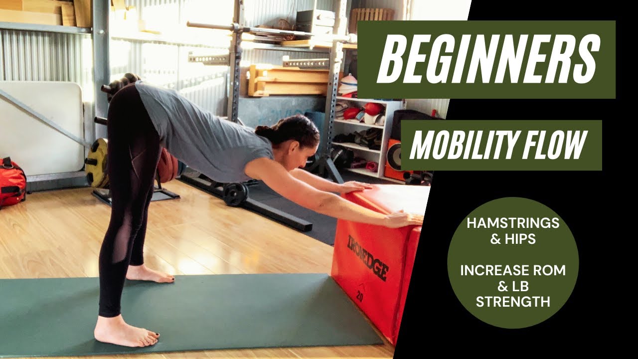 Mobility Flow - BEGINNERS - 10 MINS - Hamstrings & Hips - YouTube