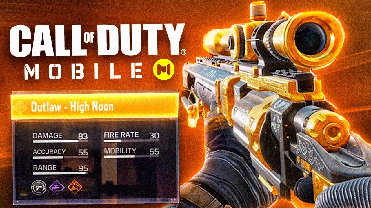 A SNIPER CON EL OUTLAW LEGENDARIO "HIGH NOON" EN COD MOBILE - YouTube