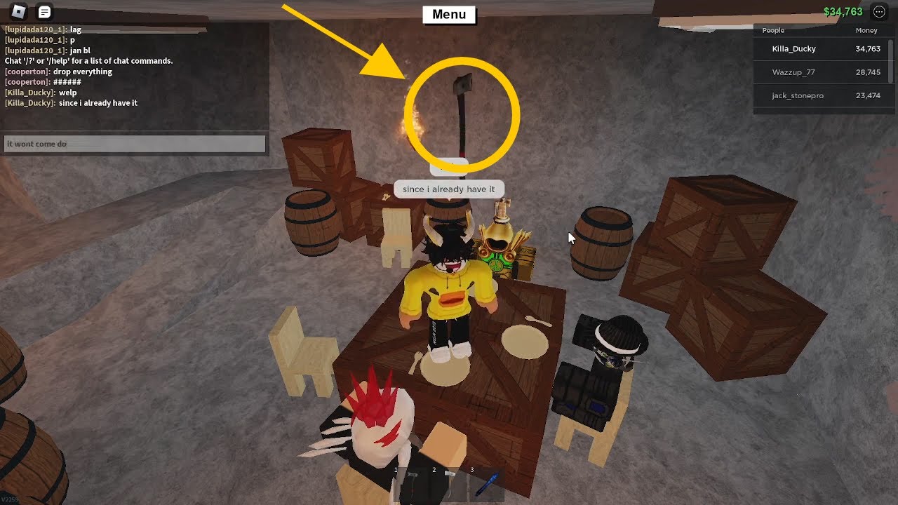 how to get the rukiry axe in LT2! - YouTube