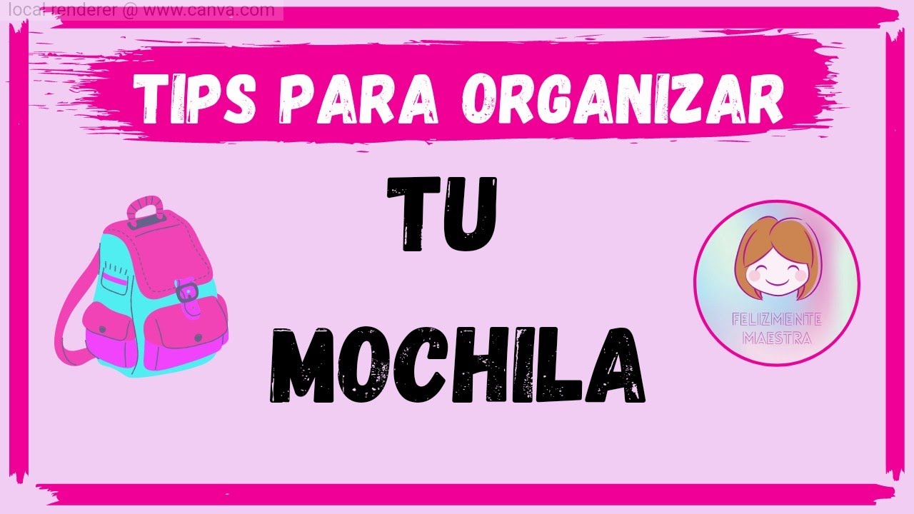 🎒Cómo organizar la mochila del colegio🎒 - YouTube