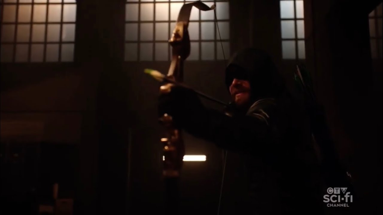 Arrow 8x06 - Green Arrow and Laurel Discuss the Monitor’s Time Loop ...