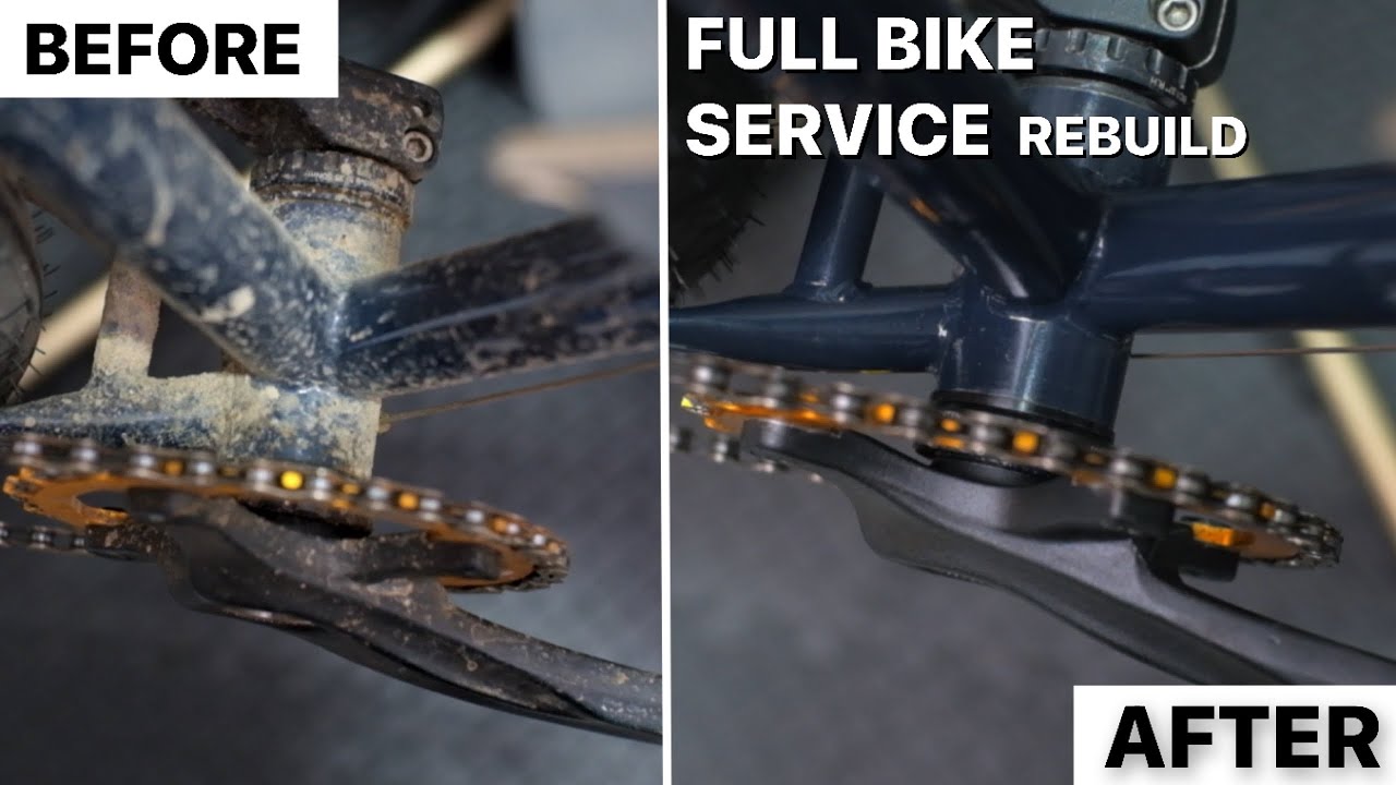 IN DEPTH GRAVEL BIKE SERVICE & REBUILD AFTER LONG RIDE || Mas ung home ...