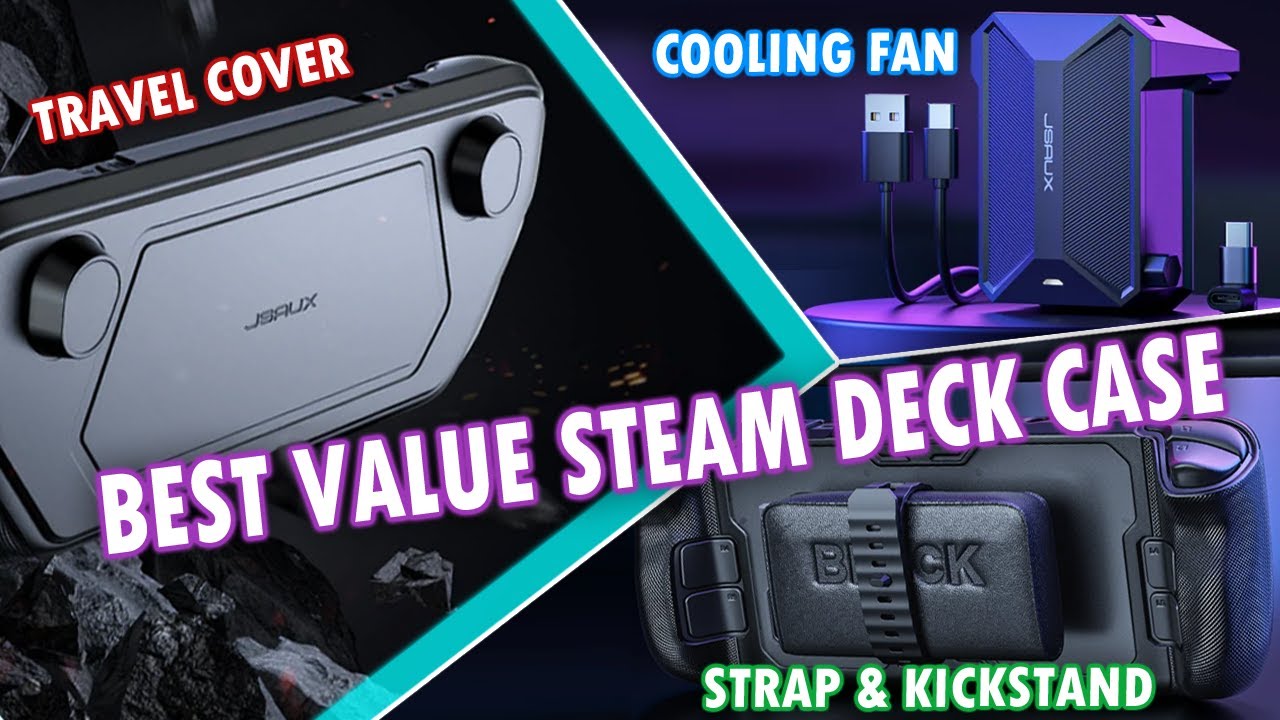 JSAUX Steam Deck ModCase with Cooling Fan | Killswitch Competitor ...