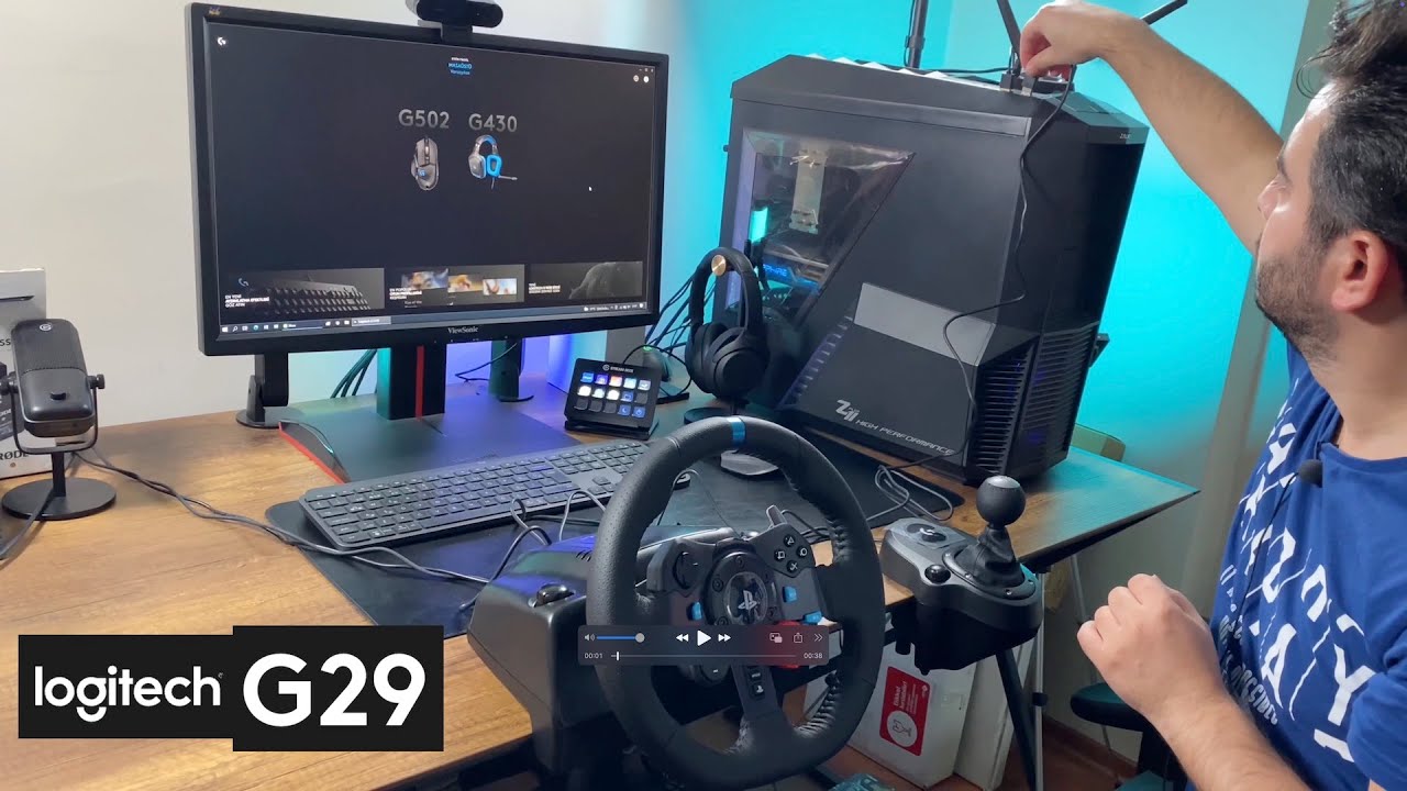 Logitech G29 Racing Wheel – PlayStation Calibration & Gameplay Test ...