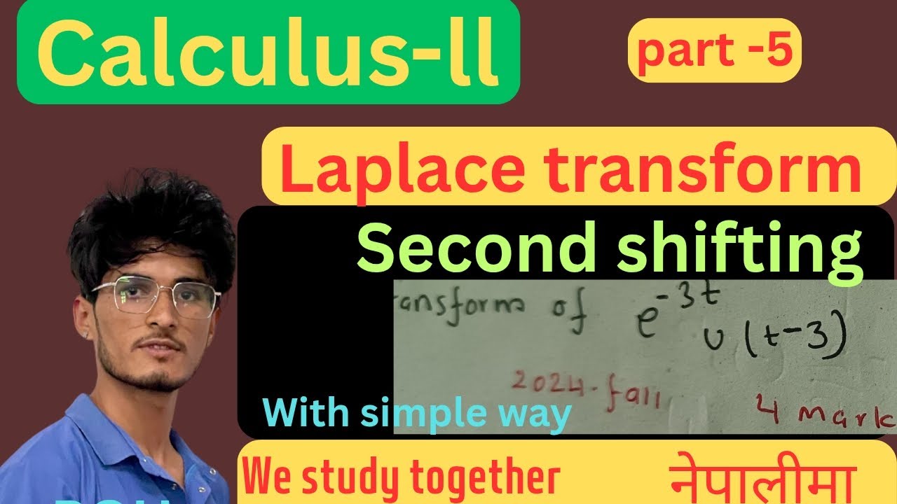 Calculus-ll - Laplace transform । Find Laplace transform by using ...