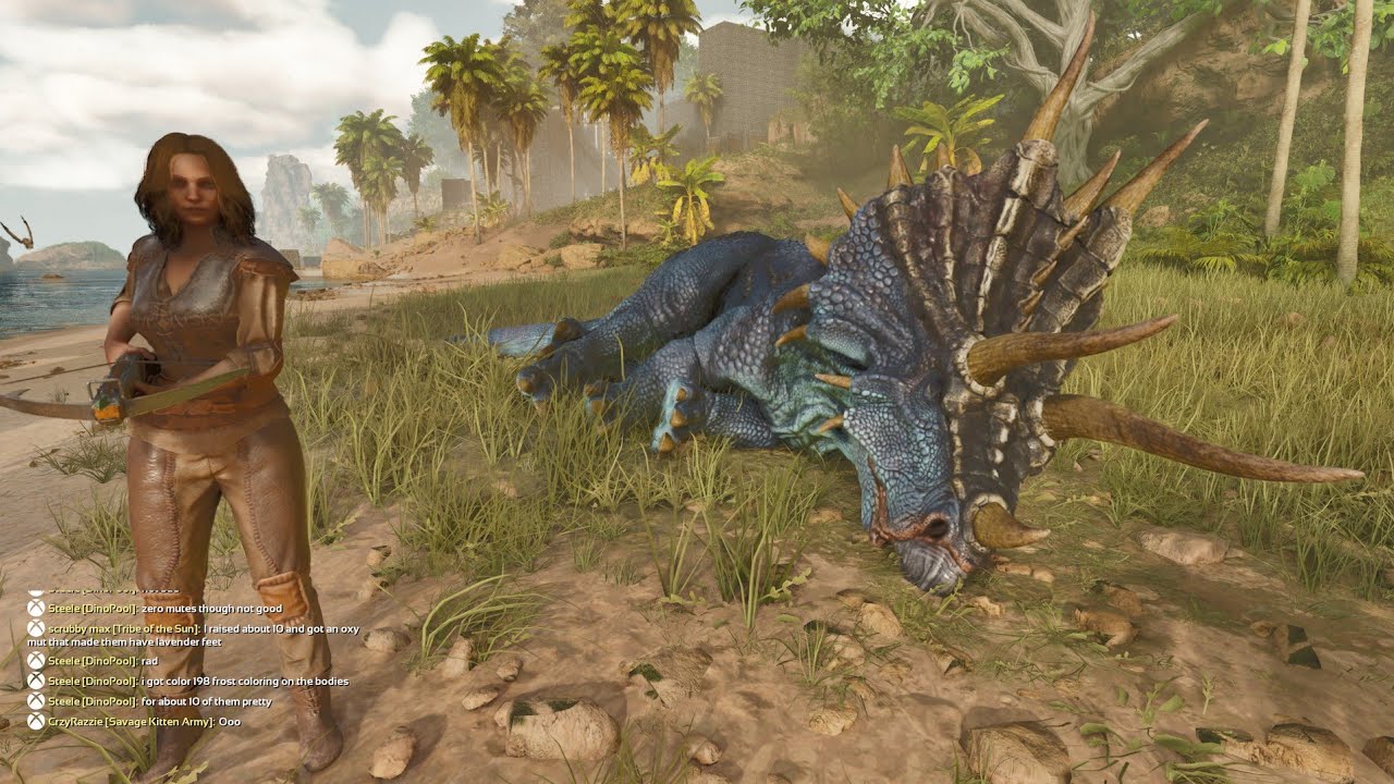 ARK SA The Island Official Servers Xbox Series X Ep2 - YouTube