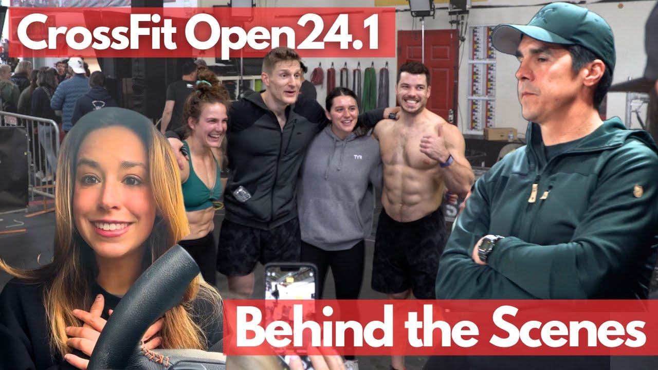 Come with me to the 24.1 Open announcement! (with CrossFit athlete ...