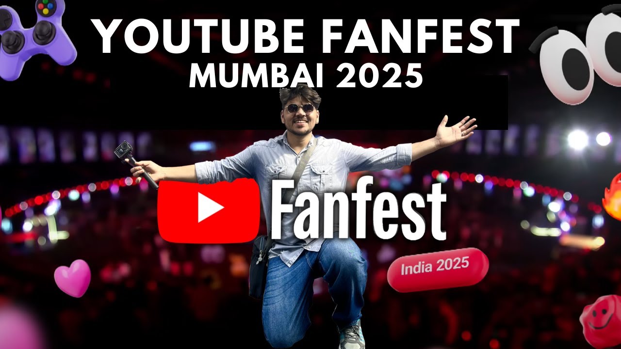 My First YouTube Fanfest India 2025 in Mumbai #YTFFIN2025 - YouTube