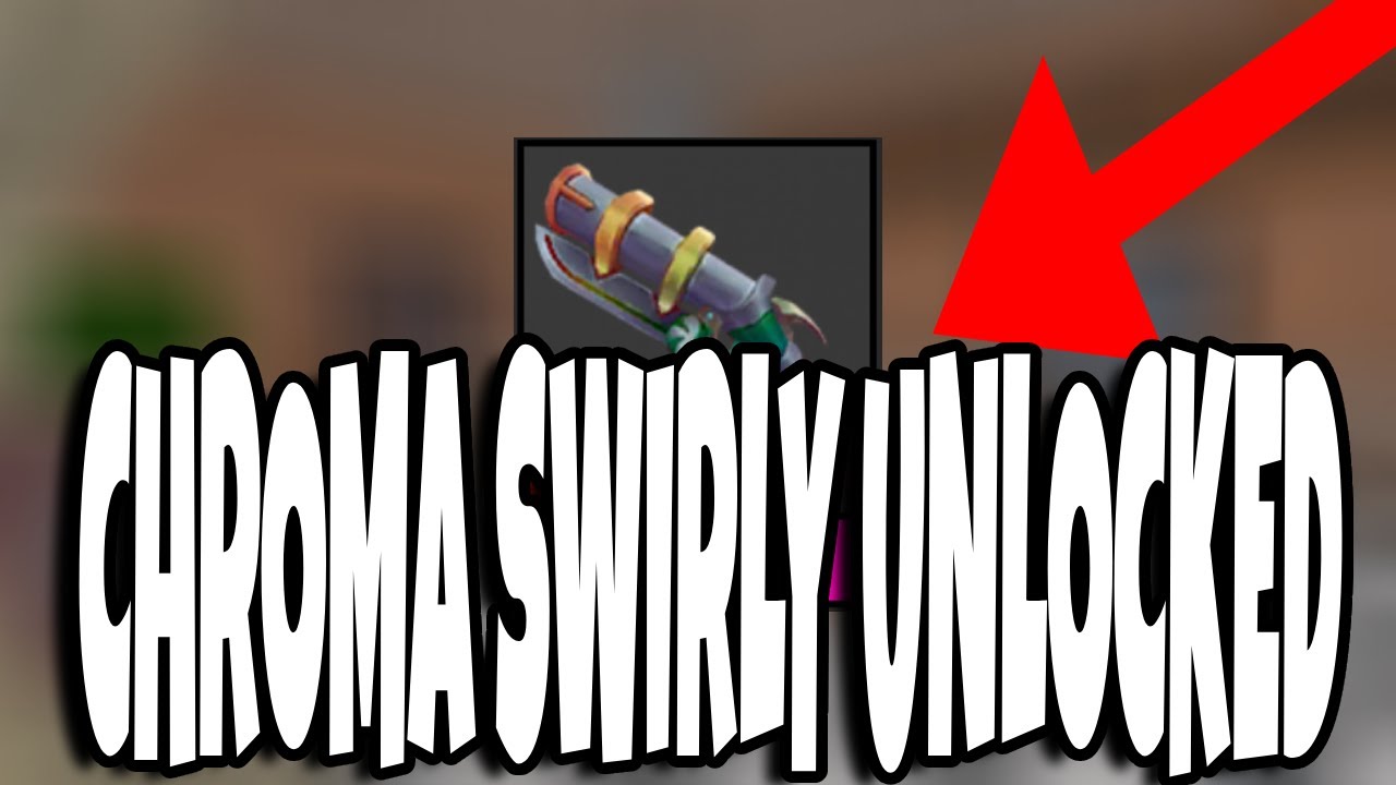 UNLOCKING THE CHROMA SWIRLY GUN | Zach's MM2 #2 - YouTube
