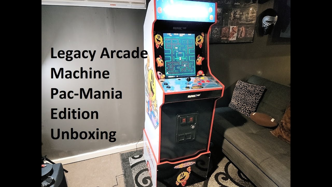Legacy Arcade Machine Pac-Mania Edition Unboxing - YouTube