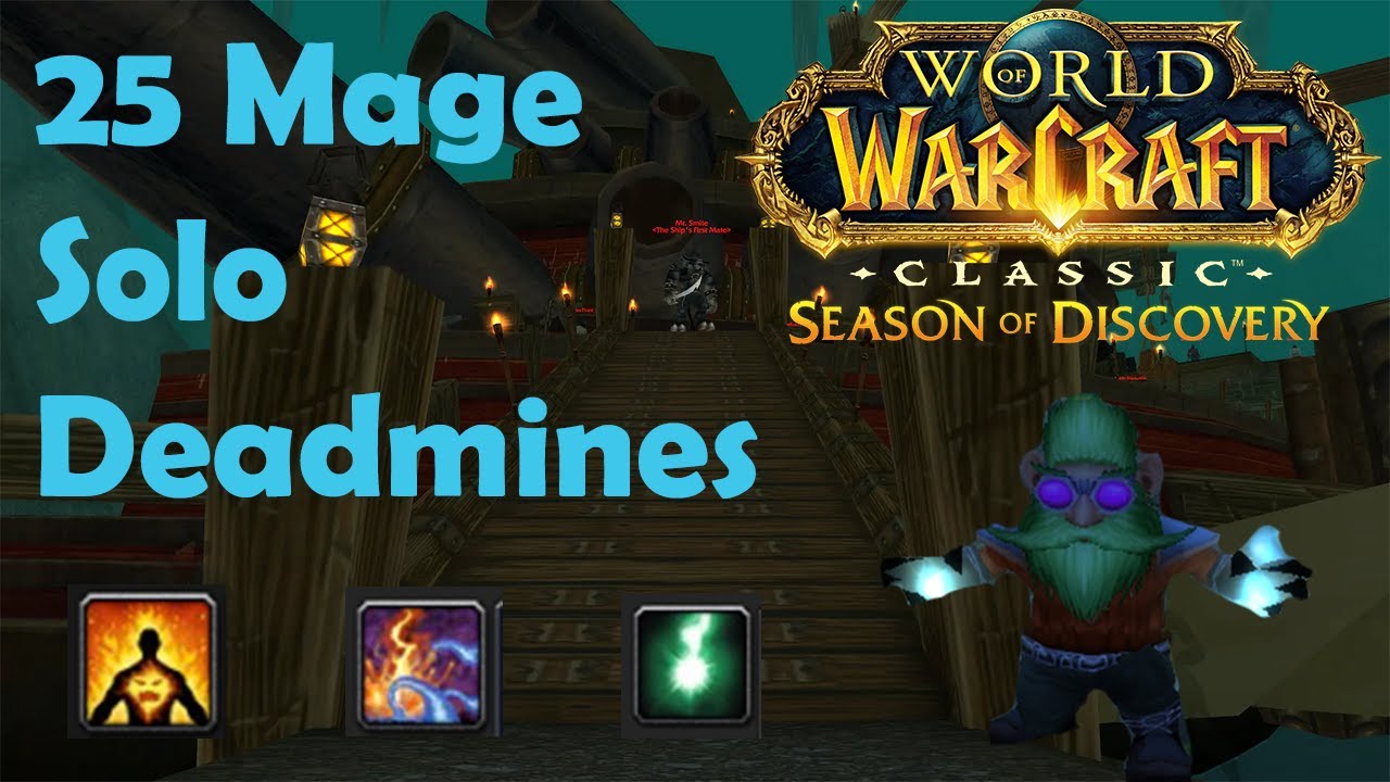 WoW Classic Season of Discovery | Mage Solo Deadmines | New Healing OP ...