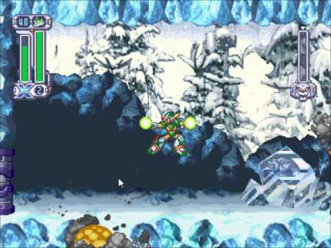 Mega Man X4 (PC) Mark Gatha Mod Part 4 (Storm Owl & Frost Walrus) - YouTube