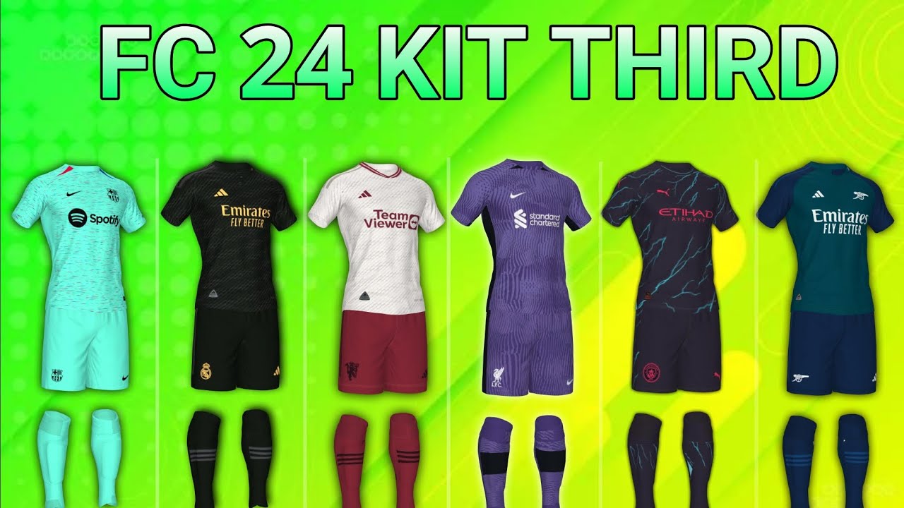 FC 24 All Kit Third CV To FIFA 16 Mobile HD - YouTube