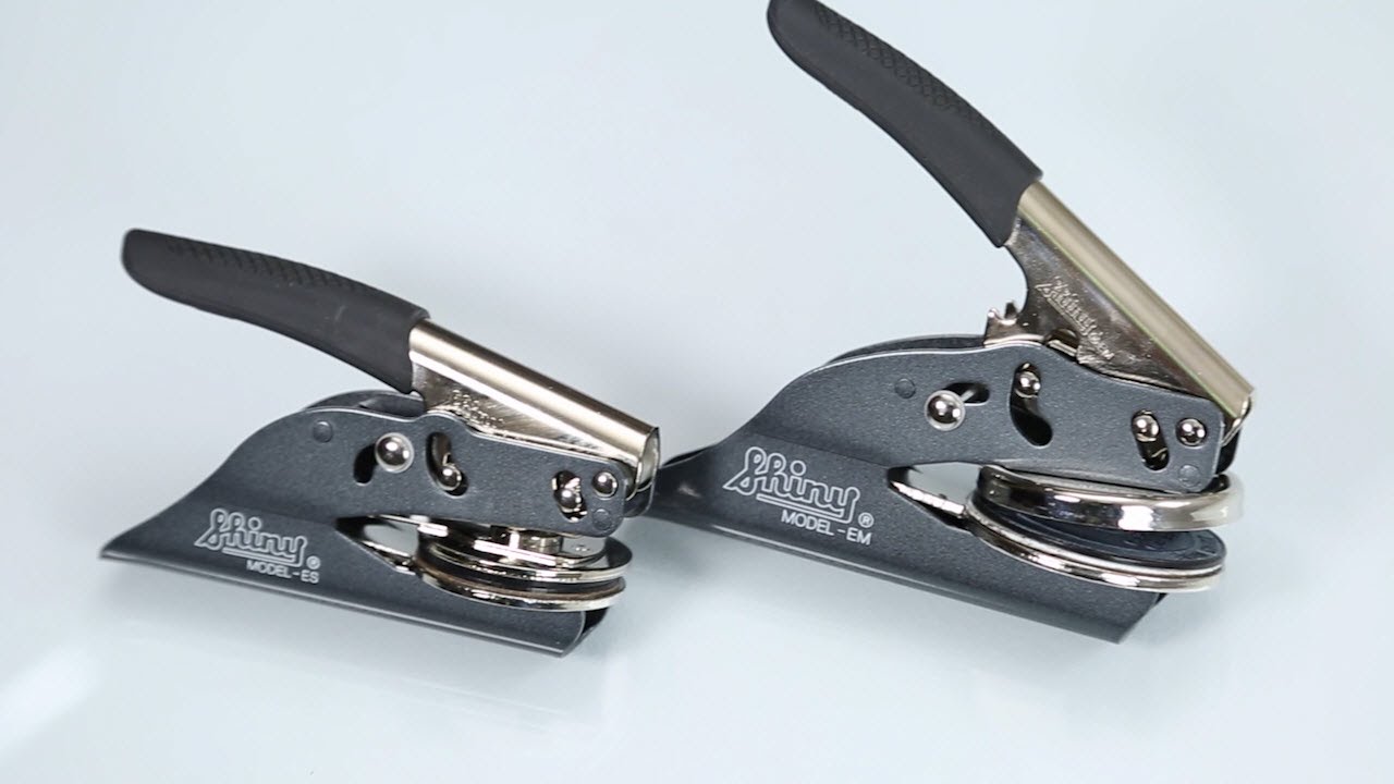 Soft Seal Embosser | Acorn Sales - YouTube