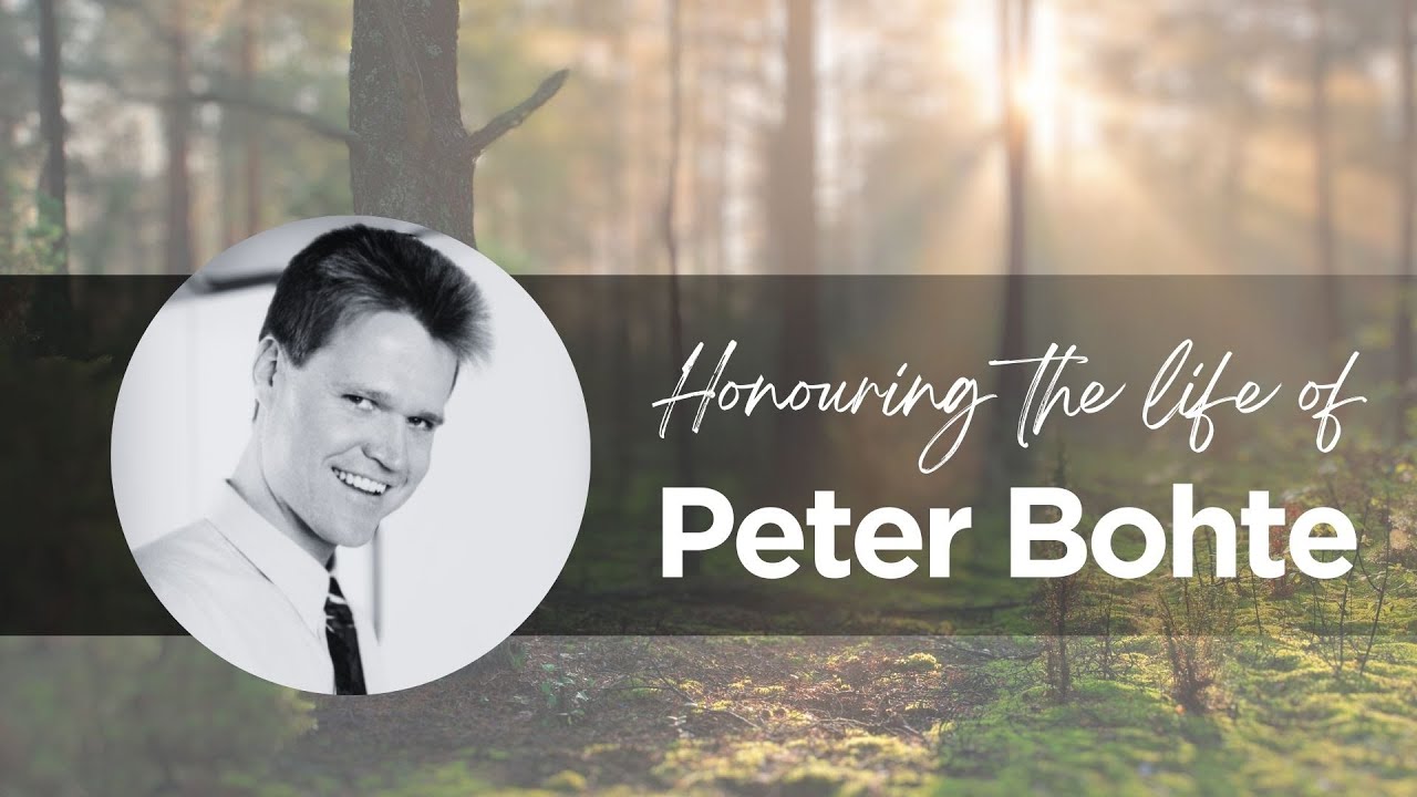 Peter Bohte - Funeral Service - YouTube