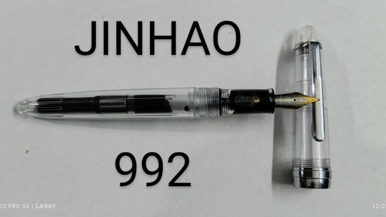 JINHAO 992 Fountain pen Review - YouTube
