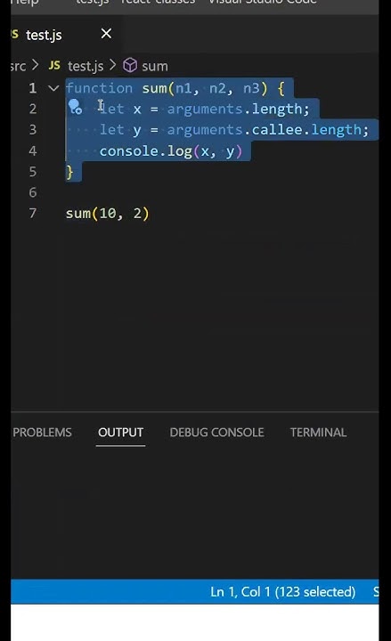 Arguments Object In Javascript Functions In Javascript Javascript Javascript Youtube