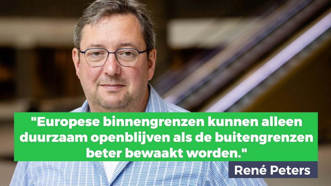 Tweede Kamerlid René Peters (CDA) over het beter bewaken van de ...