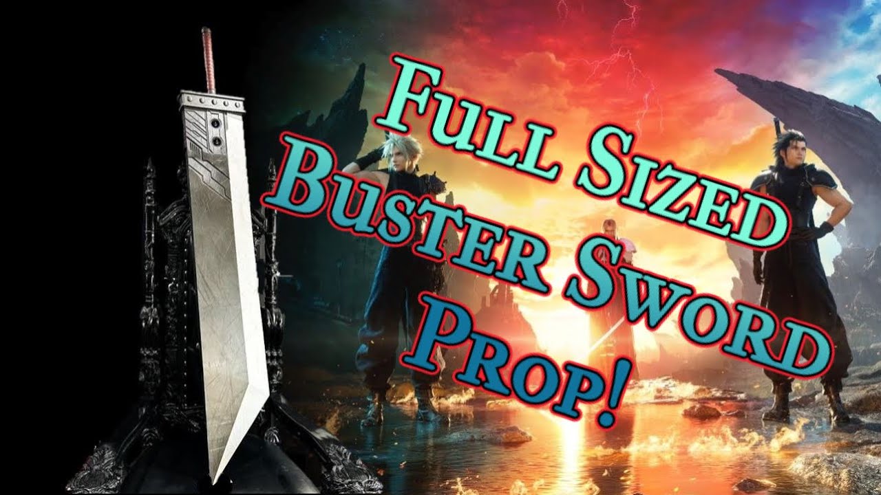 Buster Sword Replica! - Final Fantasy VII - Unboxing Video and Review ...