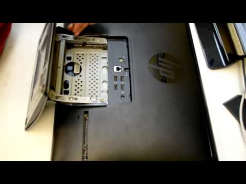 How to open Hp all in one TouchSmart - YouTube