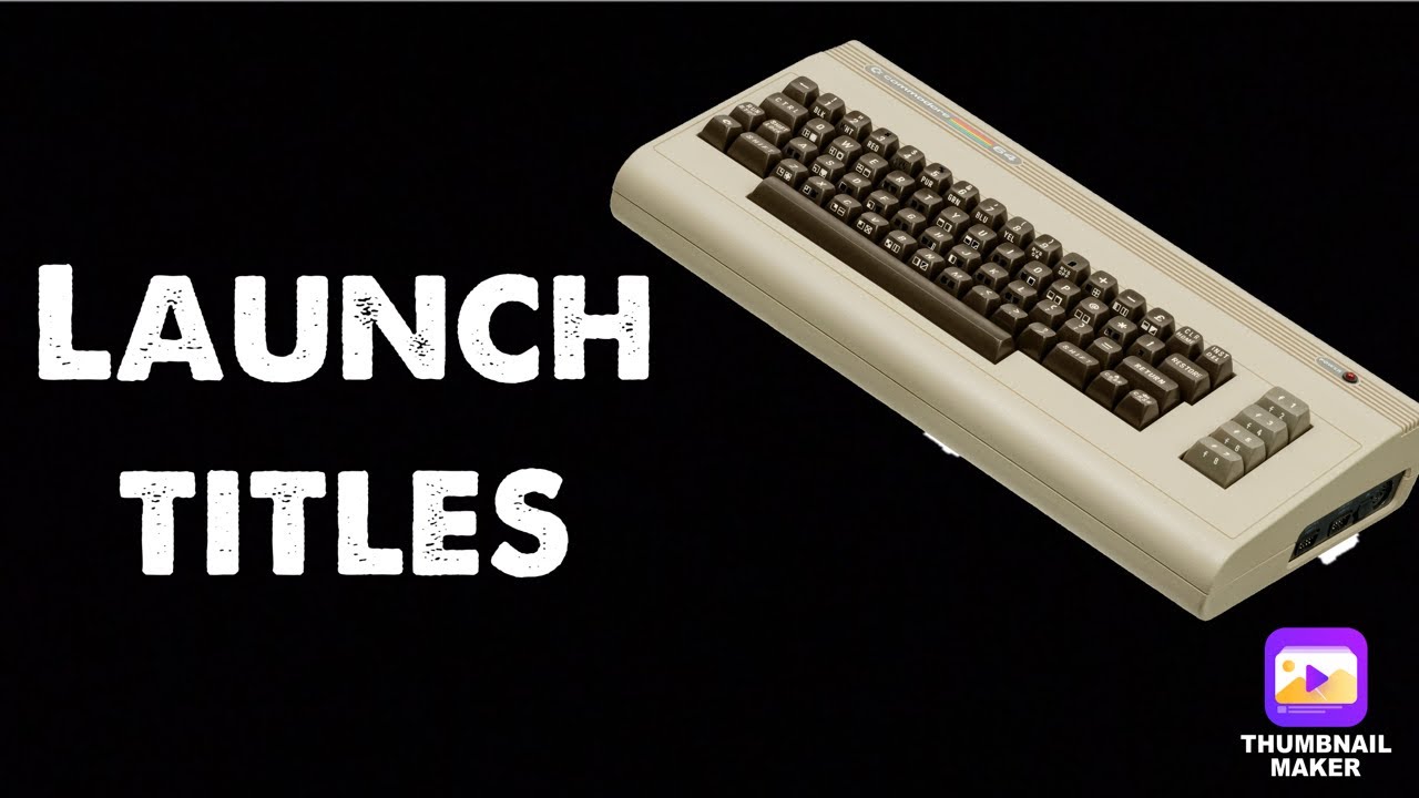 Commodore 64 launch titles - YouTube