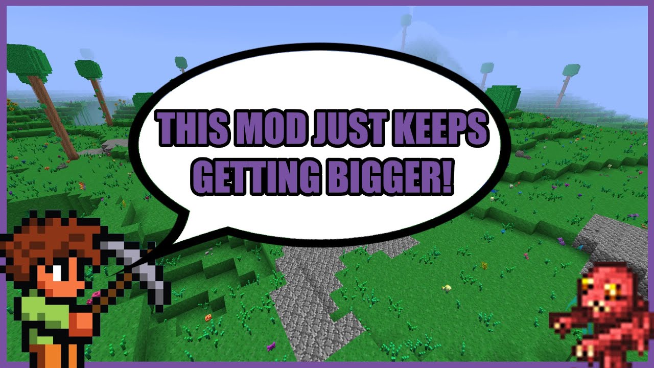 TERRARIA IN MINECRAFT IS DEEPER THAN I THOUGHT! (MODDED MINECRAFT ...