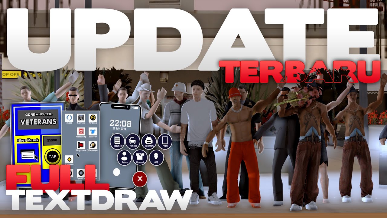 SERVER GTA SAMP ANDROID DENGAN UPDATE TERBARU FULL TEXTDRAW MODERN ...