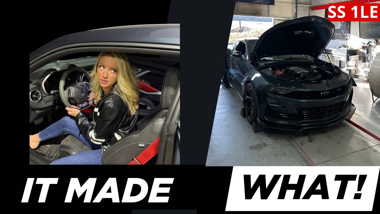Emily's 10 Speed Camaro SS 1LE Dyno! - YouTube
