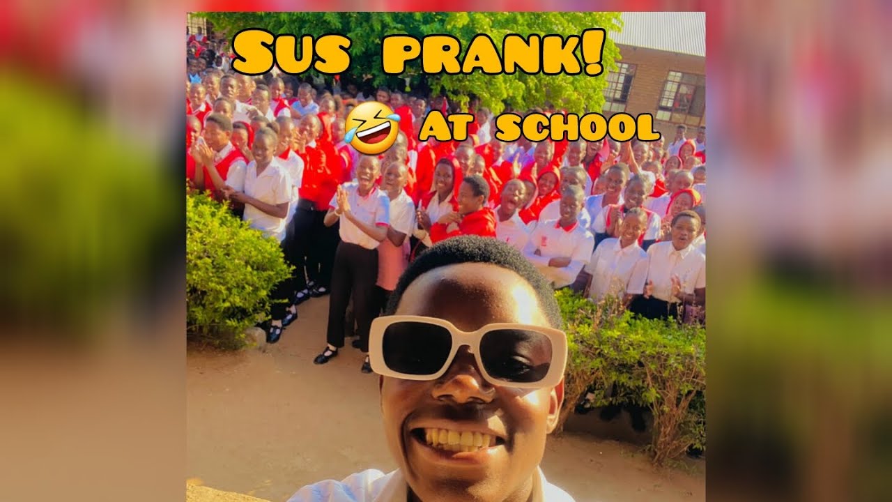 Acting a sus🤣prank at school/2024 (ft decent)" He slap me!!💔" - YouTube