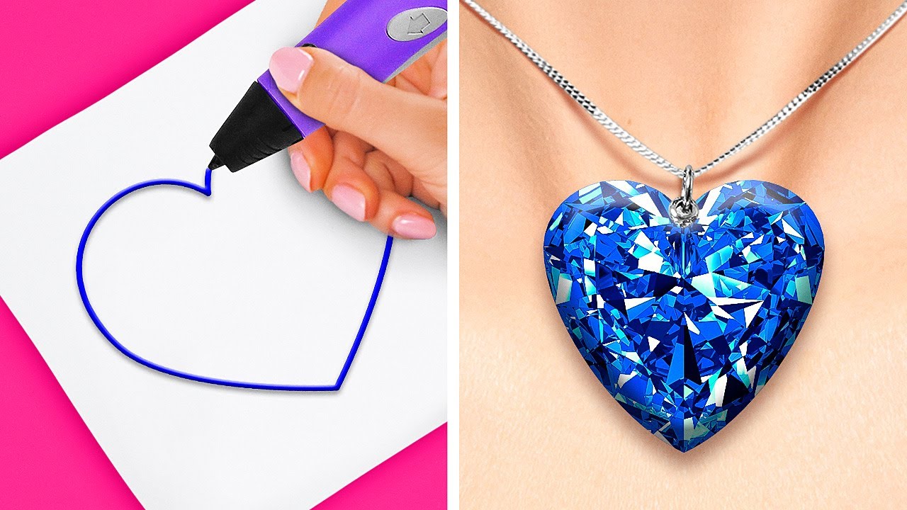 AWESOME 3D PEN CRAFTS || DIY JEWELRY AND HOME DECOR - YouTube