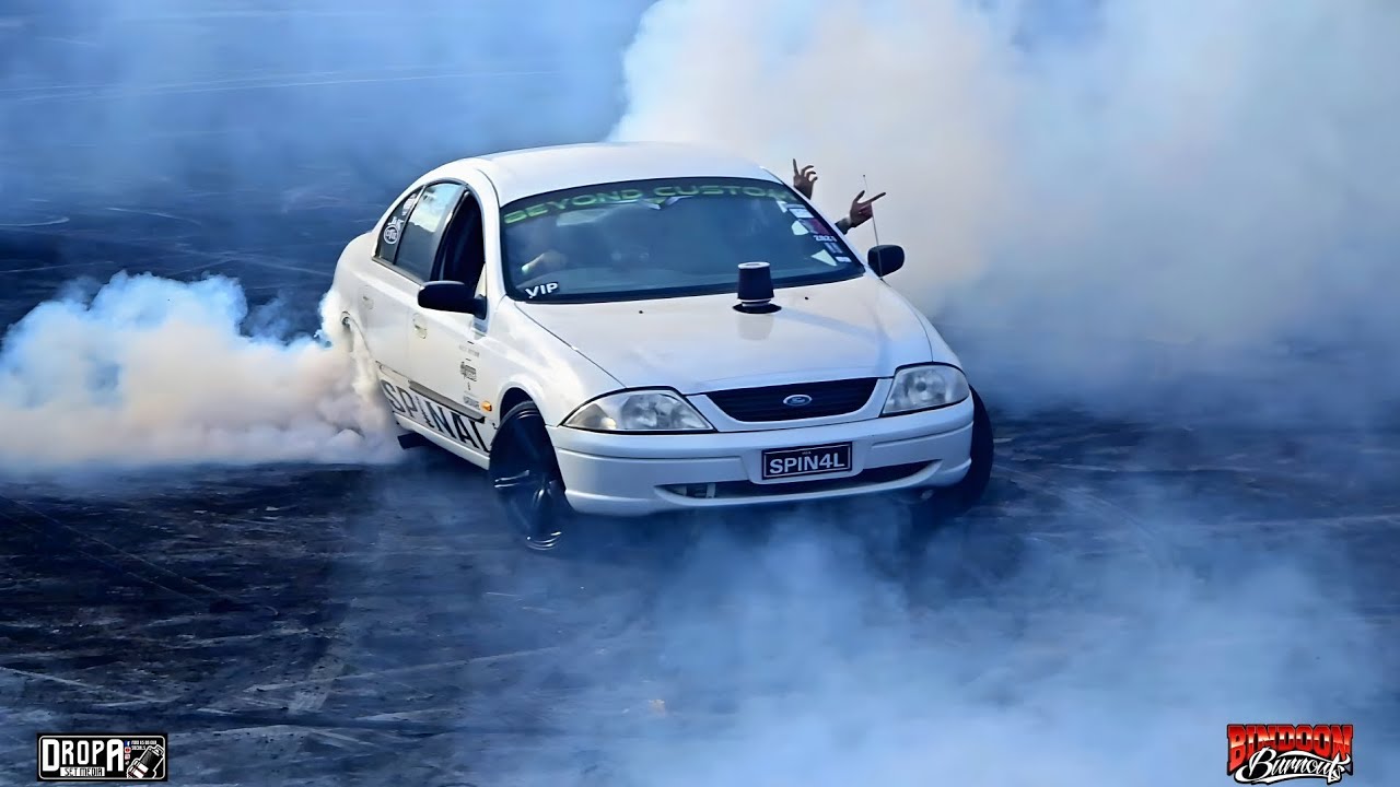 Saturday Burnouts with SPIN4L at Bindoon Burnouts - YouTube