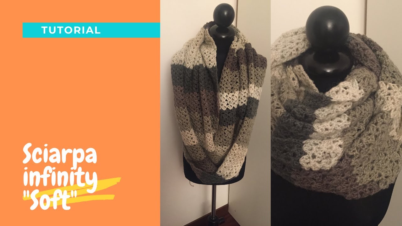 TUTORIAL SCIARPA INFINITY CON CAPPUCCIO ALL'OCCORRENZA!! - YouTube