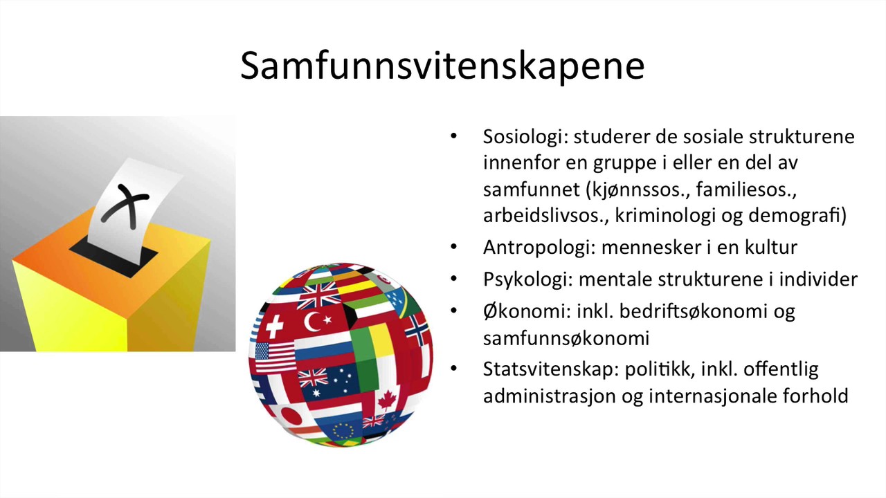 Grunnkurs i samfunnsfag - Samfunnsfagene - YouTube