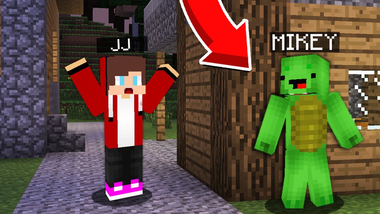Mikey and JJ - SCARED NIGHT PRANK in Minecraft gameplay by Mikey and JJ (Maizen Parody) - YouTube