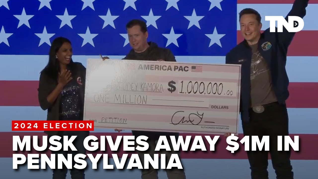 Elon Musk awards another petition-signer with $1M check during ...