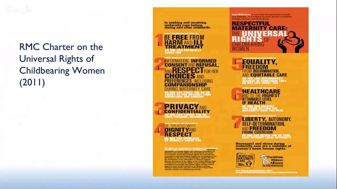 Respectful Maternity Care: What Is It and How Do We Achieve It? - YouTube