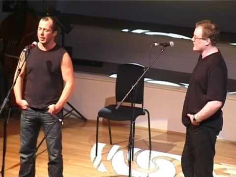 Damien Barber and Mike Wilson - Captain Captain shanty - YouTube