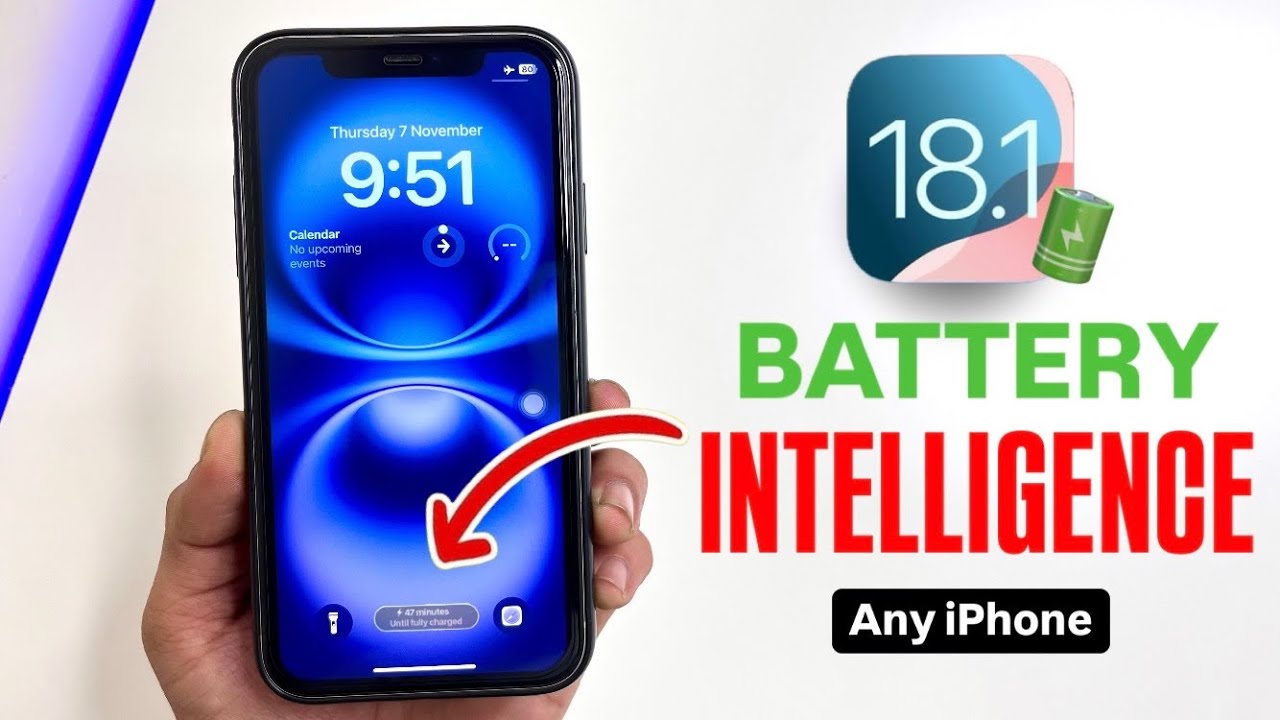 iOS 18.1 Battery Intelligence Features on any iPhone - IOS 18.1 Smart ...