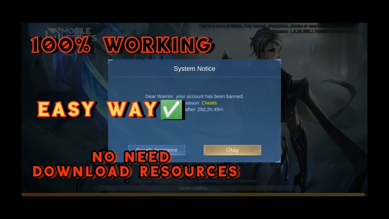 HOW TO SWITCH BANNED ACCOUNT TO ANOTHER ACCOUNT MOBILE LEGENDS 2022 ...