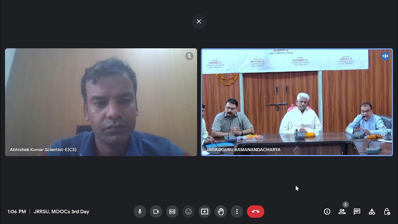 JRRSU MOOCs Day 3nd 1st Session - YouTube