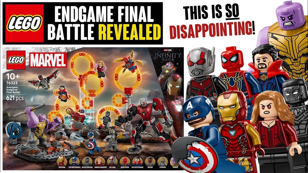 FIRST LOOK: $100 LEGO Avengers Endgame Final Battle Set REVEALED - SO ...